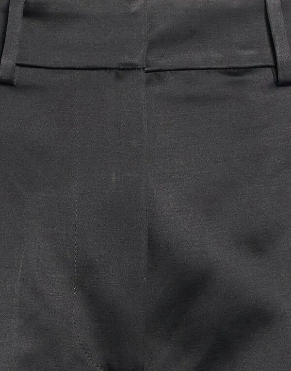 Marni Satin Bermuda Shorts With Scalloped Hem