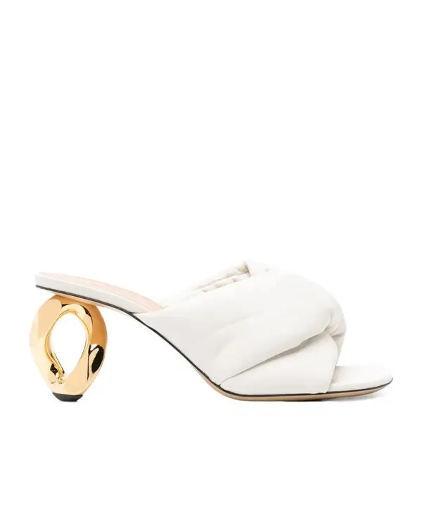 J.W.ANDERSON Leather Heeled Mules