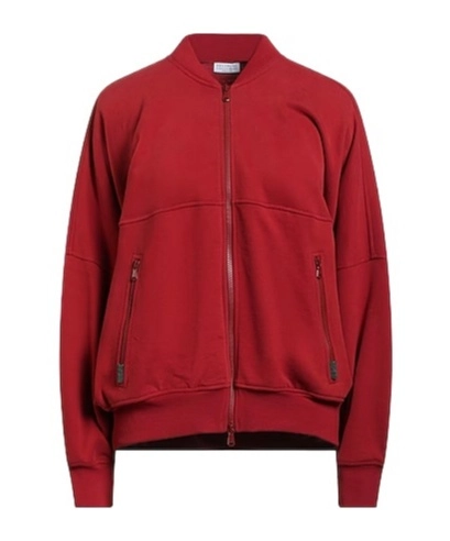 Brunello Cucinelli Solid Long Sleeve Sweatshirt
