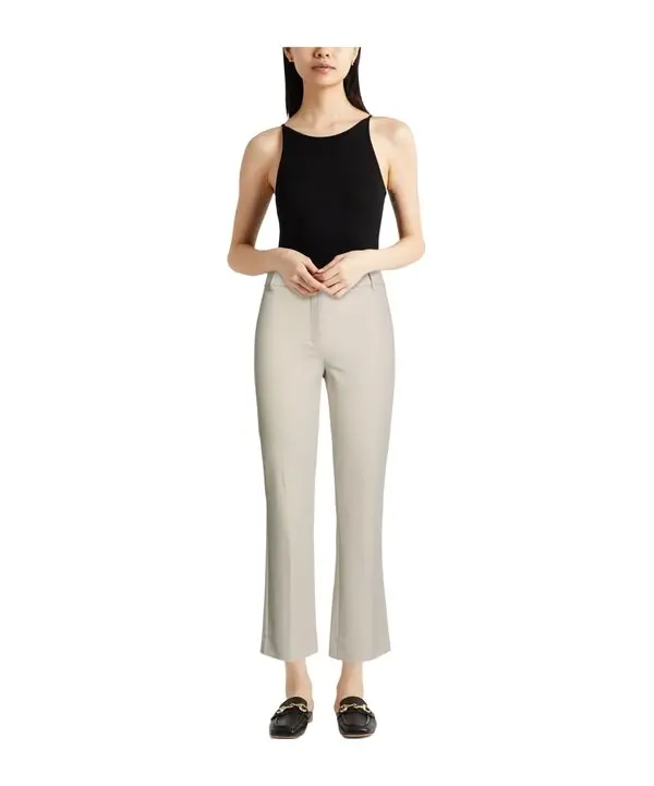 Max Mara Bootcut Trousers With Zip And Hook Fastenings