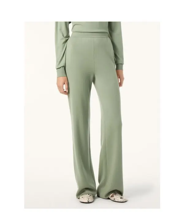 Loro Piana Royal Lightness Pants High-rise, Ribbed Waistband