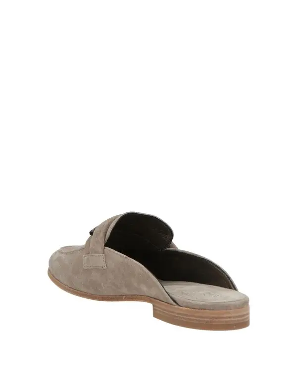 Brunello Cucinelli Minimalist Suede Mules