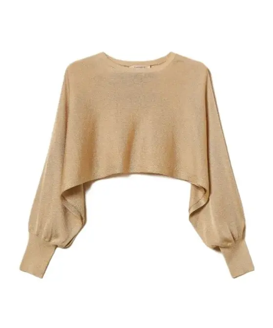 TWINSET Cropped Crewneck Knitted Top