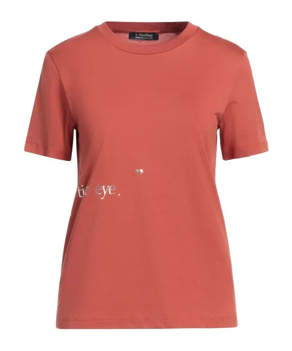 Max Mara Printed Short-sleeve T-shirt - Red