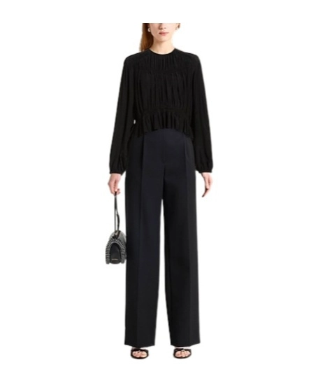 Isabel Marant Étoile Solid Ruffle Top