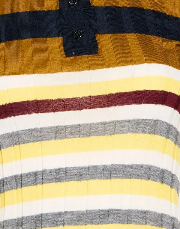 Marni Striped Wool Polo Top