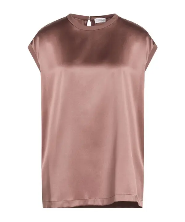 Brunello Cucinelli Solid Color Tops