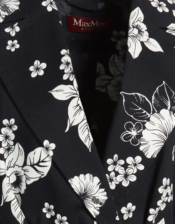 Max Mara Single-breasted Floral-print Blazer