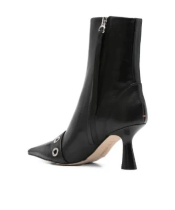 AeydĒ 80mm Buckle-detail Pointed-toe Boots