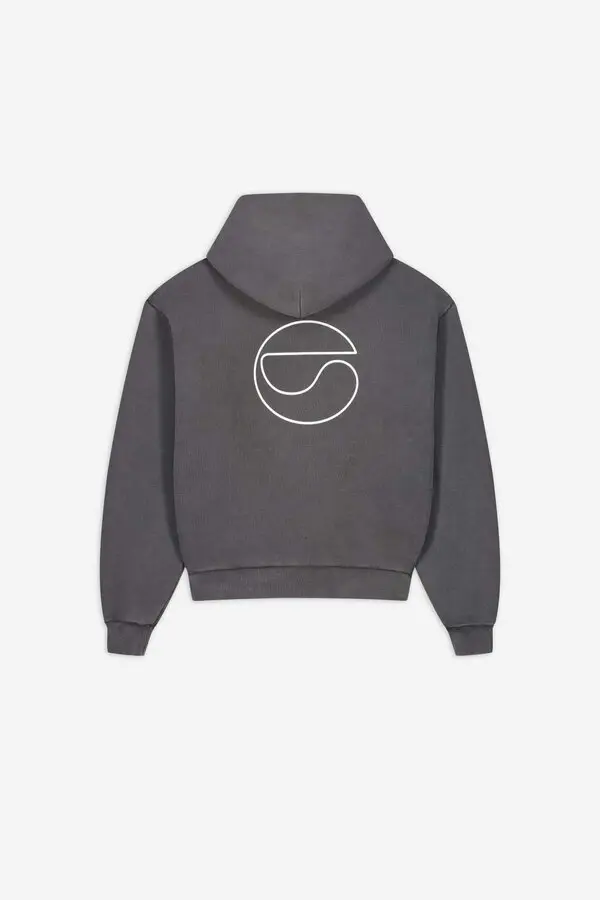 Coperni Logo-print Hoodie - Grey
