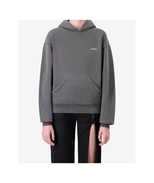 Coperni Logo-print Hoodie - Grey