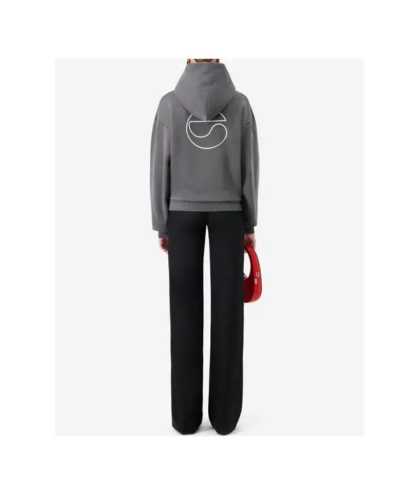 Coperni Logo-print Hoodie - Grey