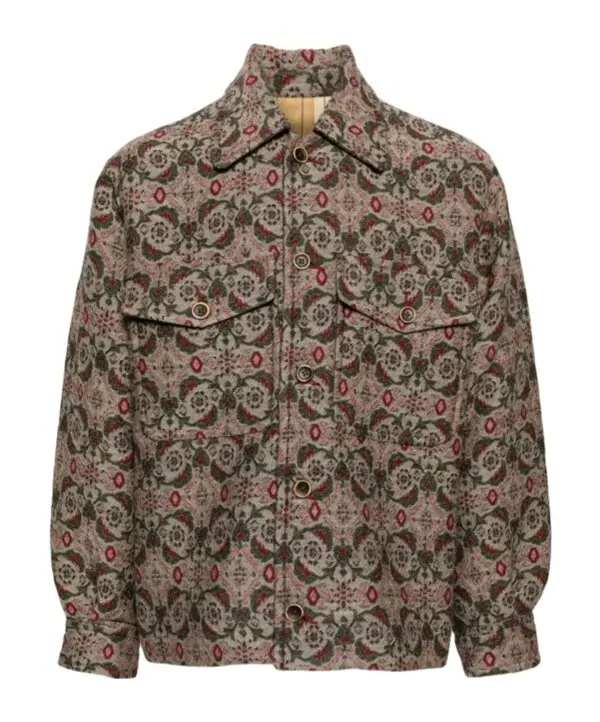 UMA WANG Jacquard Shirt Jacket
