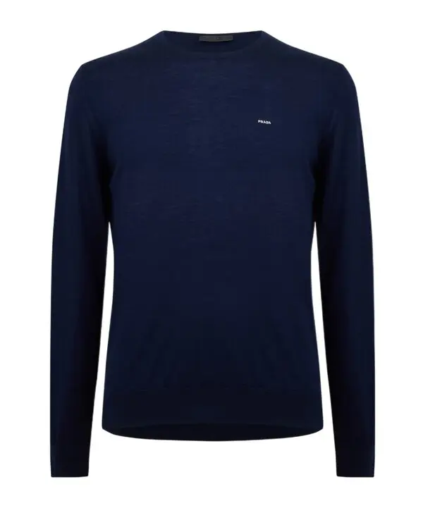 Prada Knitted Crew Neck Jumper
