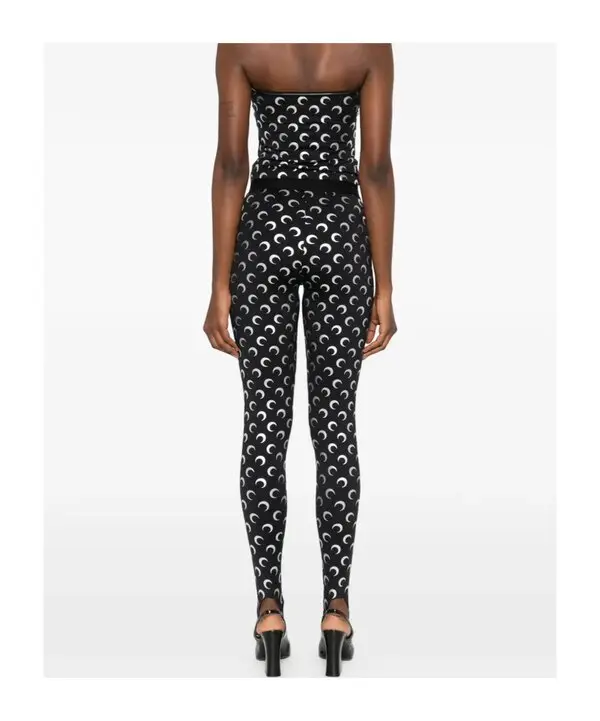 MARINE SERRE Moon Print Leggings