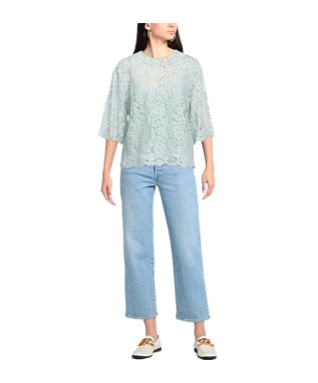 Dolce & Gabbana Solidcolor Lace Top