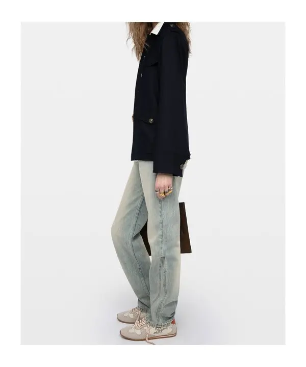 Zadig&Voltaire Long Sleeve Button Front Jacket