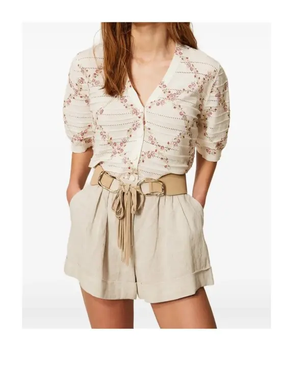 TWINSET Floral Pattern Cardigan