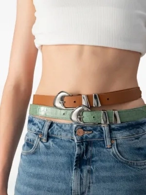 By Far Minimalist Leather Belt