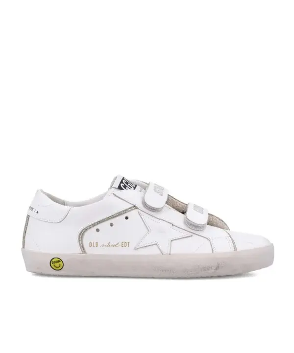 GOLDEN GOOSE Touch-strap Fastening Star Sneakers - White