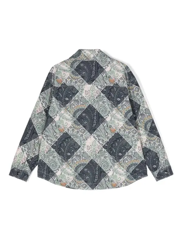 Etro Paisley & Diamond Print Jacket