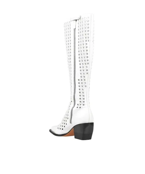 Chloé Leather Pointed Toe Boots