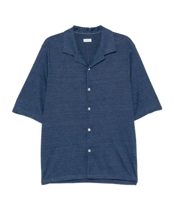 Brunello Cucinelli Camp-collar Buttoned Shirt
