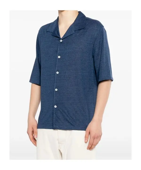 Brunello Cucinelli Camp-collar Buttoned Shirt