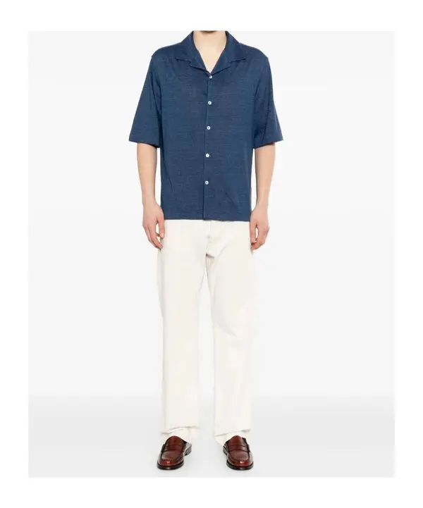 Brunello Cucinelli Camp-collar Buttoned Shirt