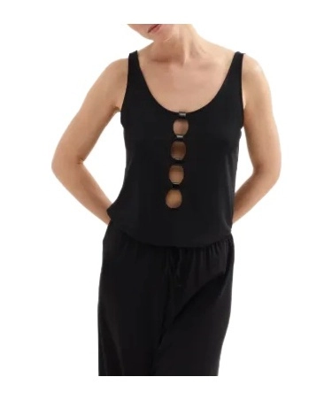 ERES Sleeveless Cutout Top