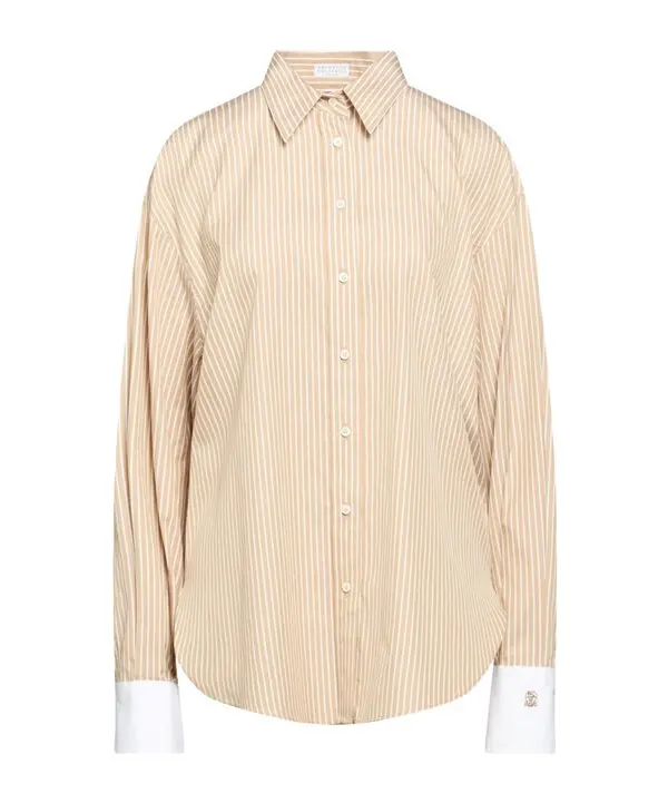 Brunello Cucinelli Striped Poplin Shirt - No