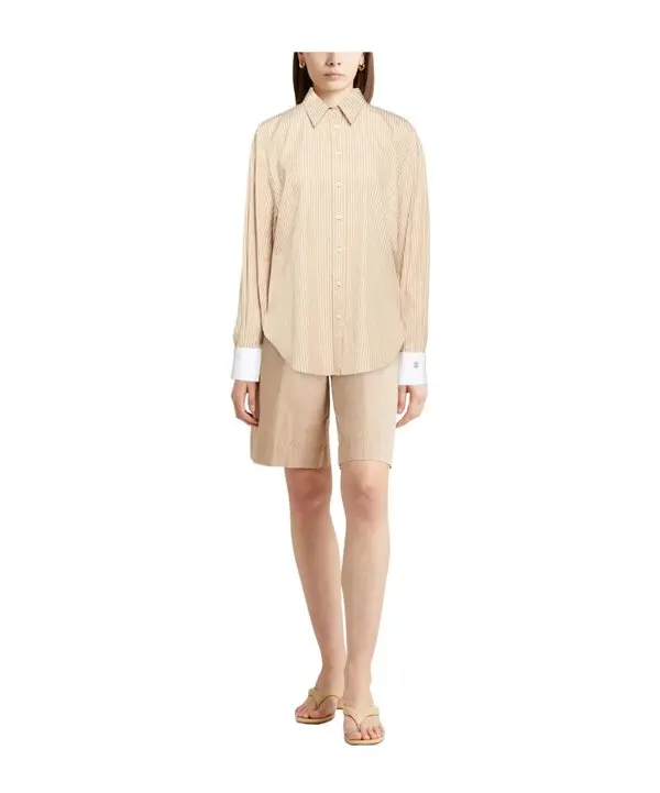Brunello Cucinelli Striped Poplin Shirt