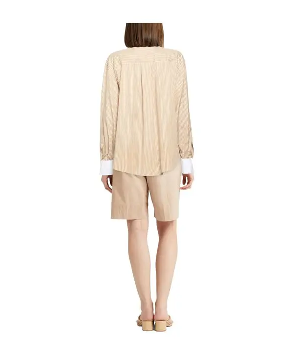 Brunello Cucinelli Striped Poplin Shirt
