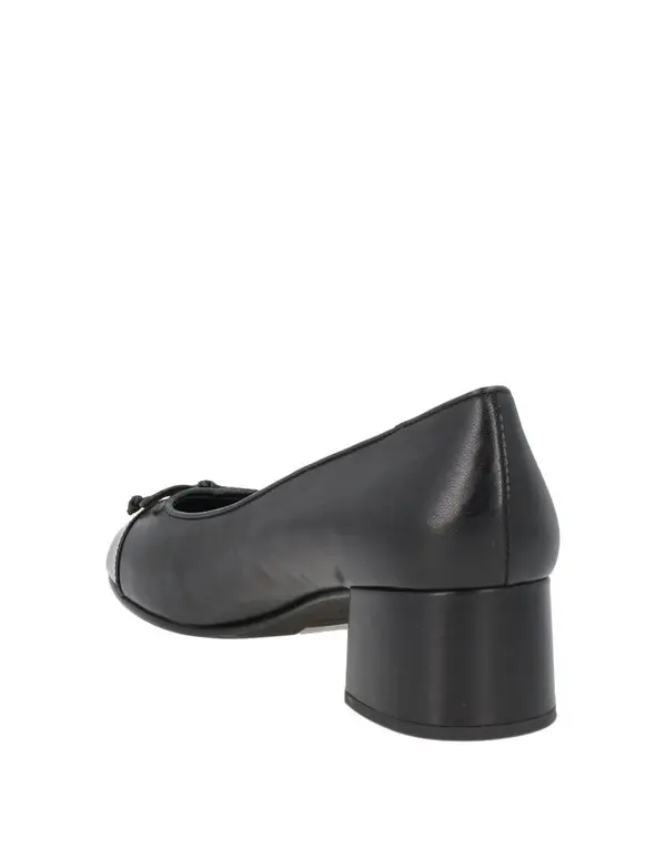 Tory Burch Two-tone Leather Pumps With Block Heel