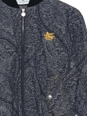 Etro Paisley Jacquard Bomber Jacket