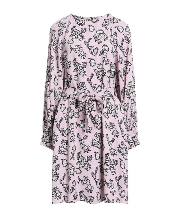 Max Mara Floral Print Crepe Dress