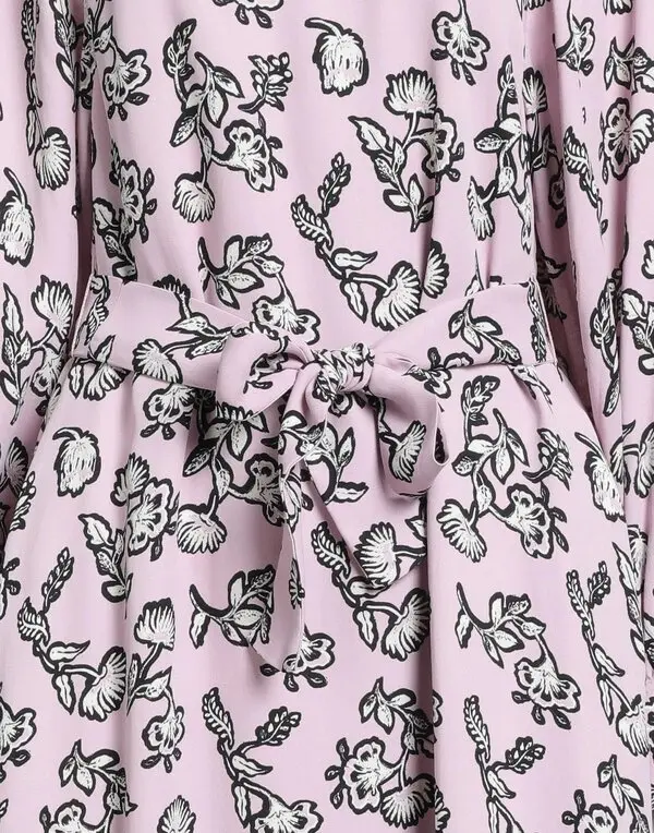 Max Mara Floral Print Crepe Dress