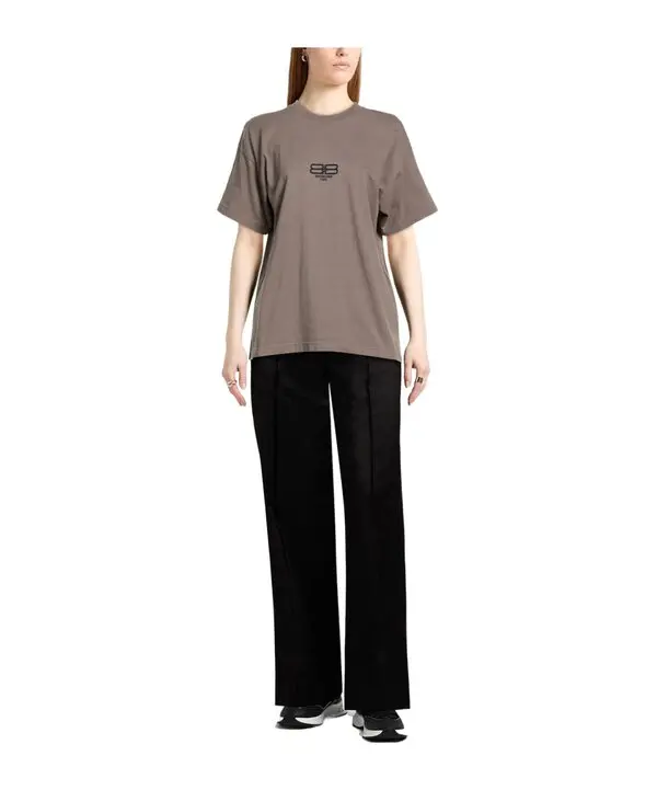 Balenciaga Solid-color Short-sleeved T-shirt
