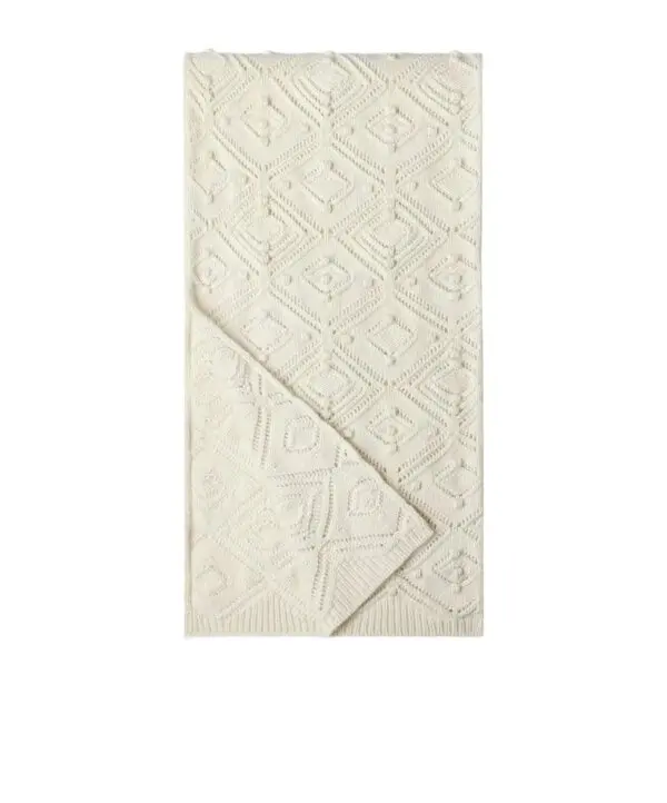 Loro Piana La Plagne Scarf - White