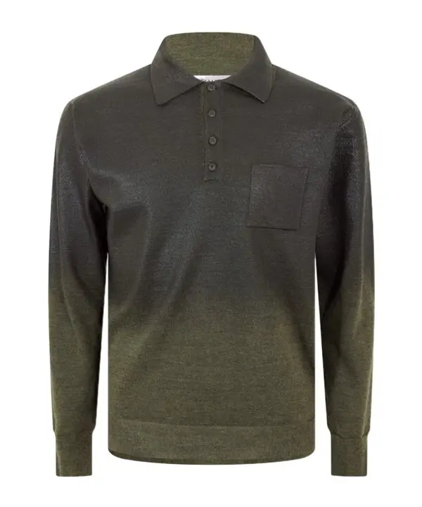 MAISON MARGIELA Mmm Foil Knit Polo Sn61
