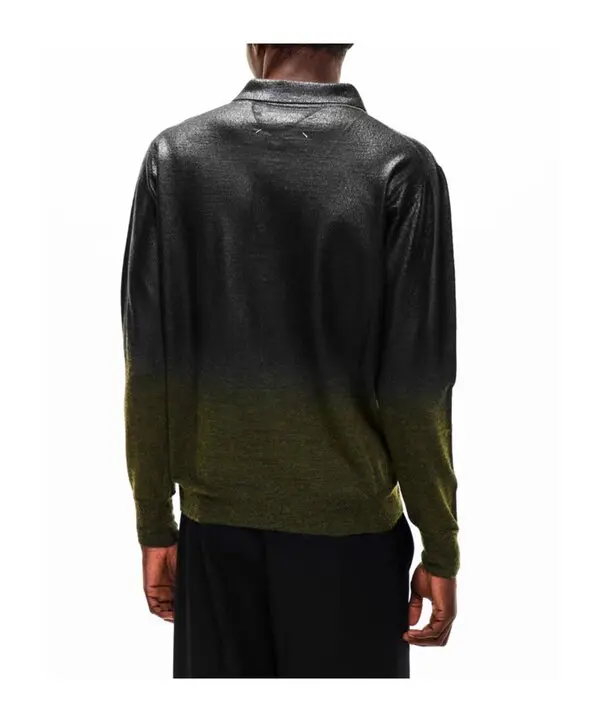 MAISON MARGIELA Mmm Foil Knit Polo Sn61