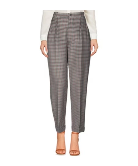MAISON MARGIELA Plaid Flannel Trousers