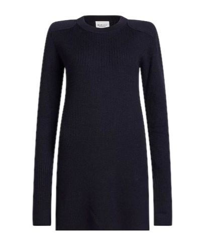 Isabel Marant Étoile Ribbed Knit Long Sleeve Dress