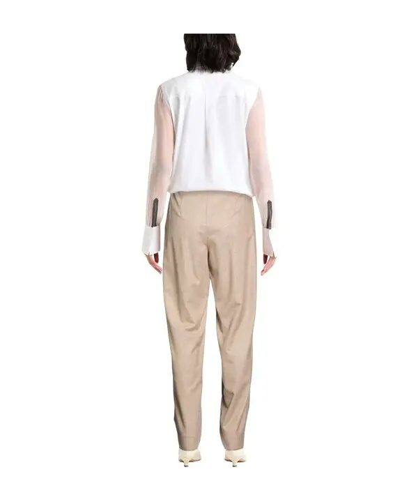 Max Mara Solid Color Casual Trousers
