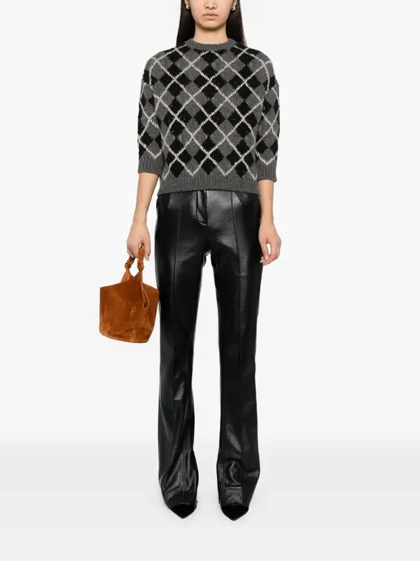 Khaite Pratt Argyle Jumper