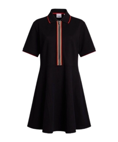 Burberry Solid-color Polo Dress