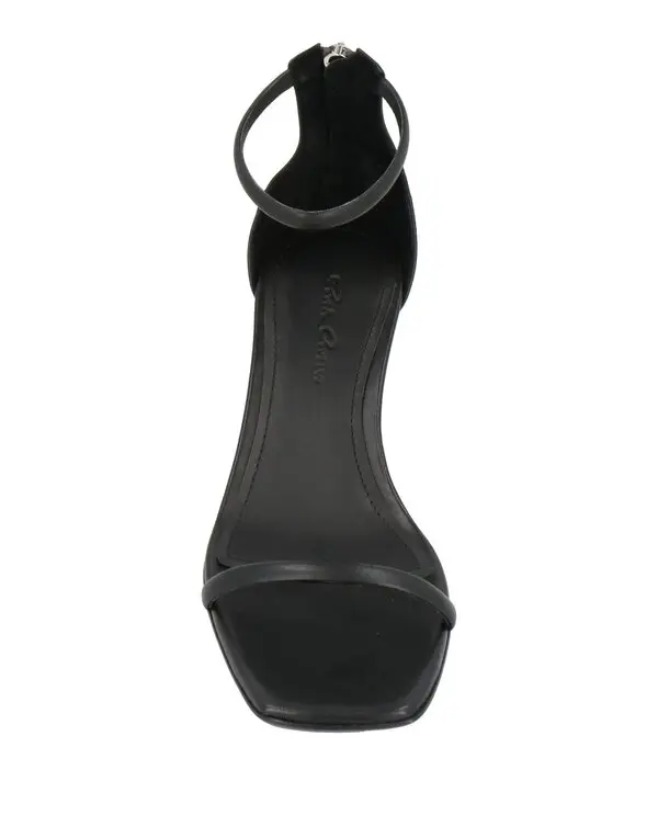 Rick Owens Sculptural Heel Slingback Sandals