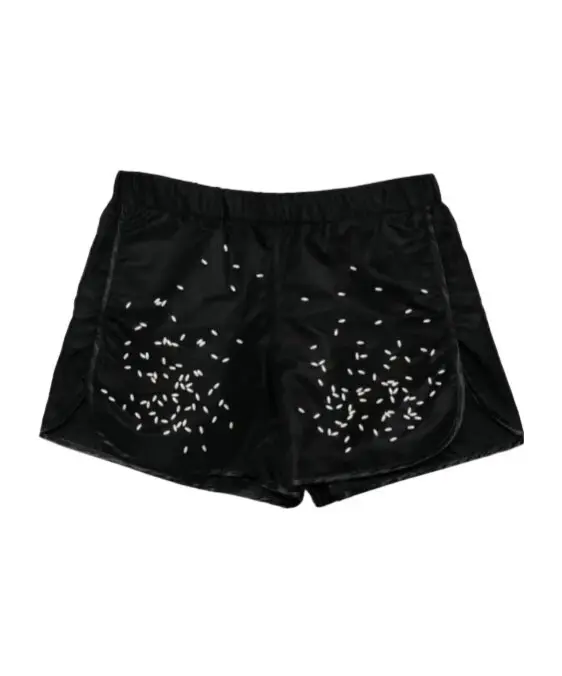DOUBLET Spilled Rice Elastic Waist Shorts