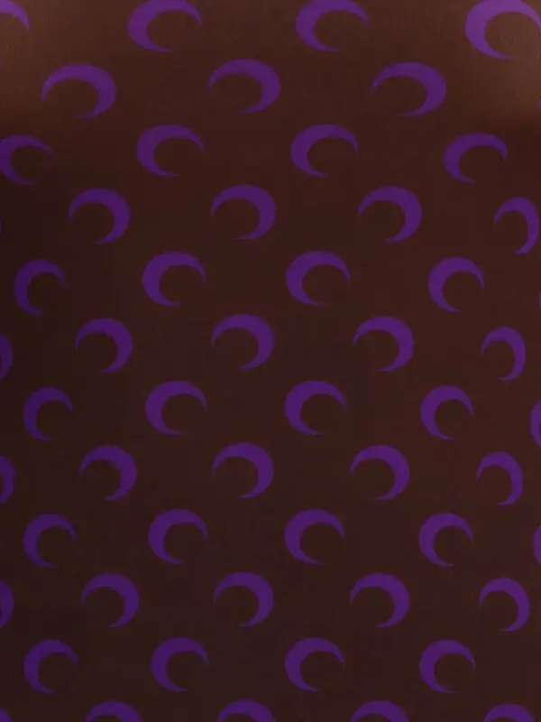 MARINE SERRE Moon-print High-neck Top