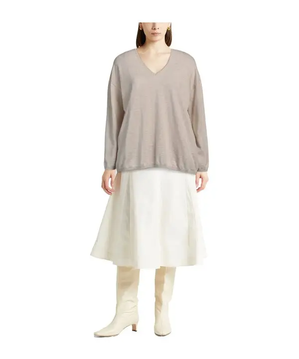 Max Mara Solid Color Cashmere Jumpers